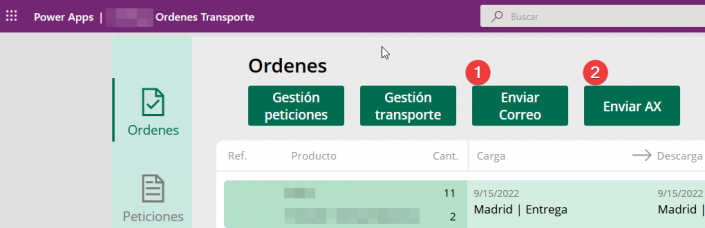 PowerApps for Transport Request Management - Revertis
